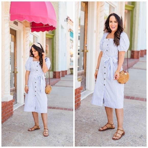 J. Crew | Dresses | J Crew Cottage Dress In Stripe | Poshmark